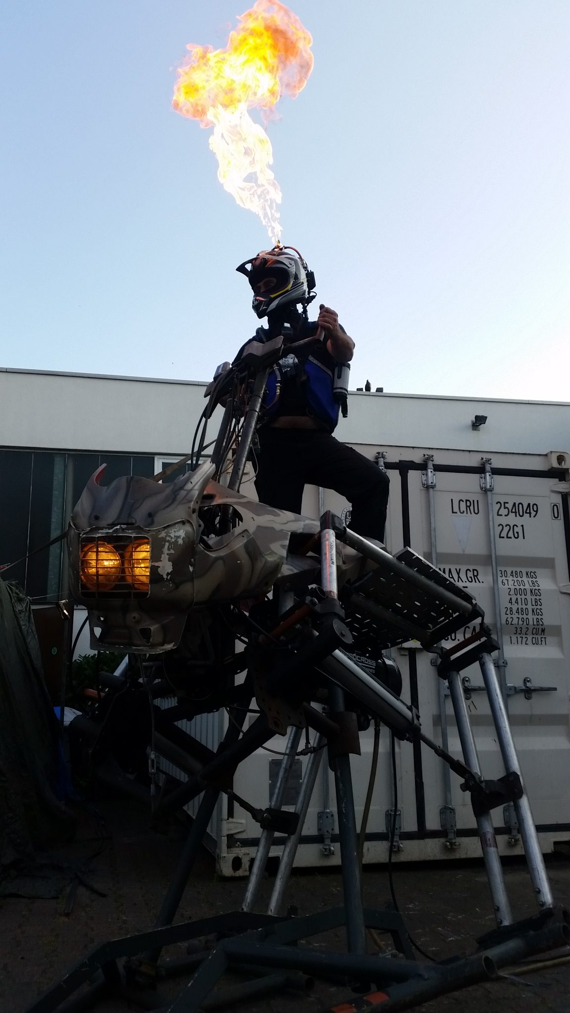 Flamethrower Helmet – Robocross Machines